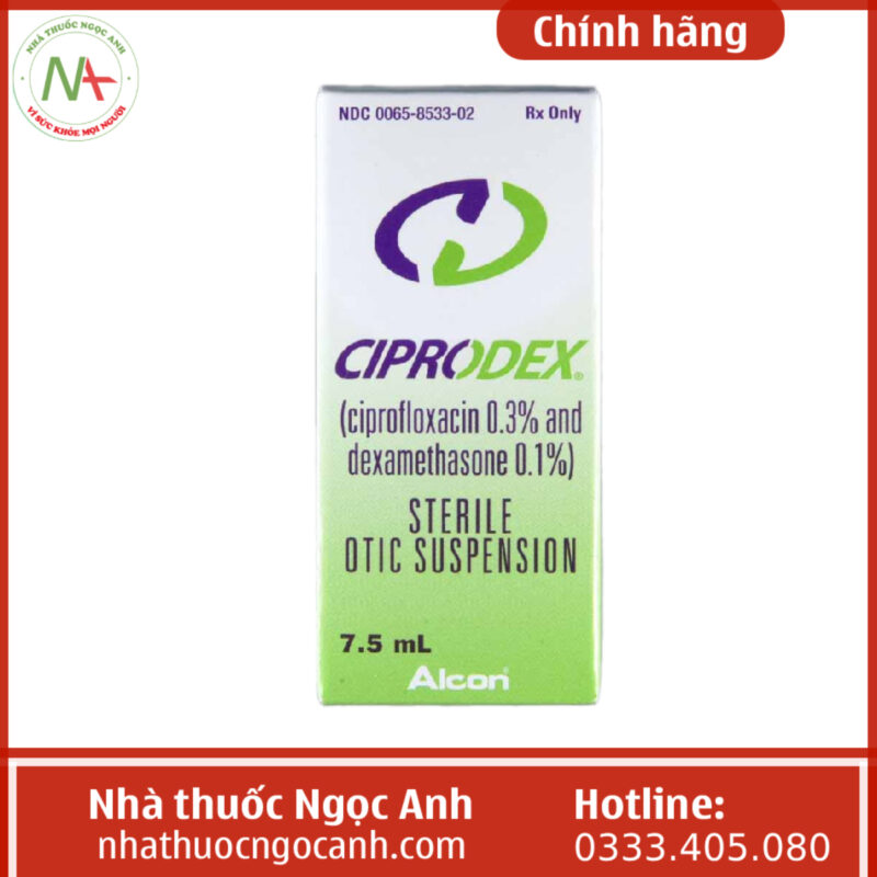 Thuốc nhỏ tai Ciprodex là thuốc gì, giá bao nhiêu, mua ở đâu?