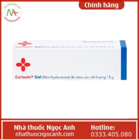 Thuốc Curiosin Gel 15 g giá bao nhiêu, có tác dụng gì, có trị sẹo không?