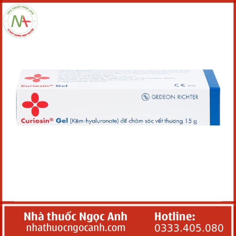 Thuốc Curiosin Gel 15 g giá bao nhiêu, có tác dụng gì, có trị sẹo không?