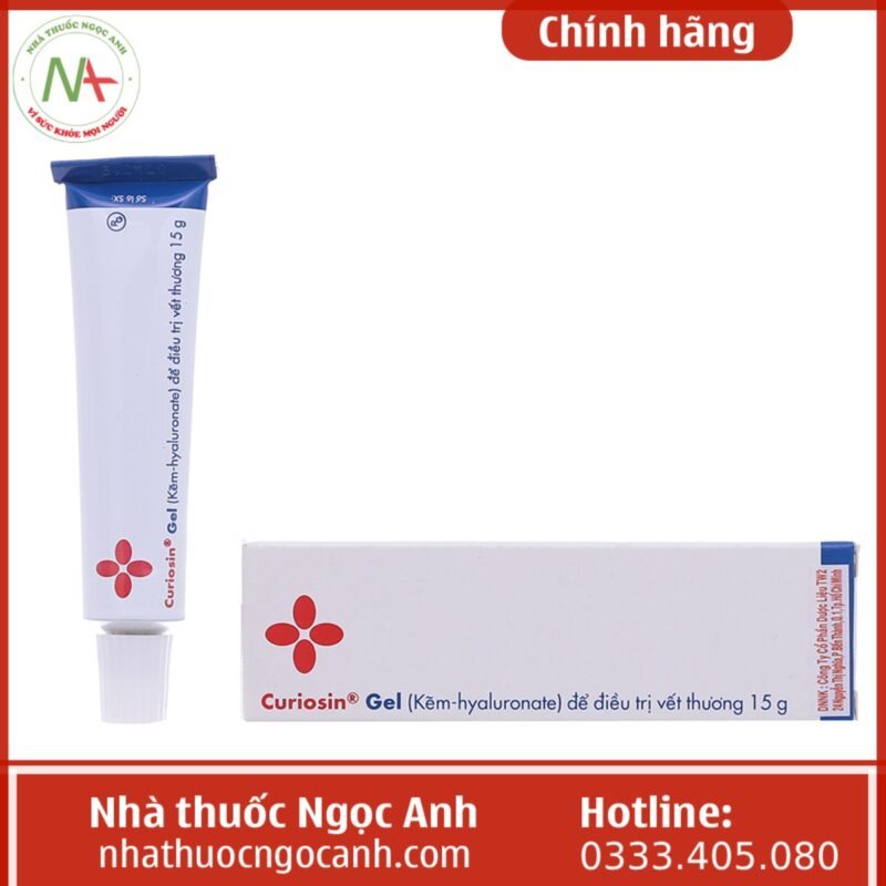 Thuốc Curiosin Gel 15 g giá bao nhiêu, có tác dụng gì, có trị sẹo không?