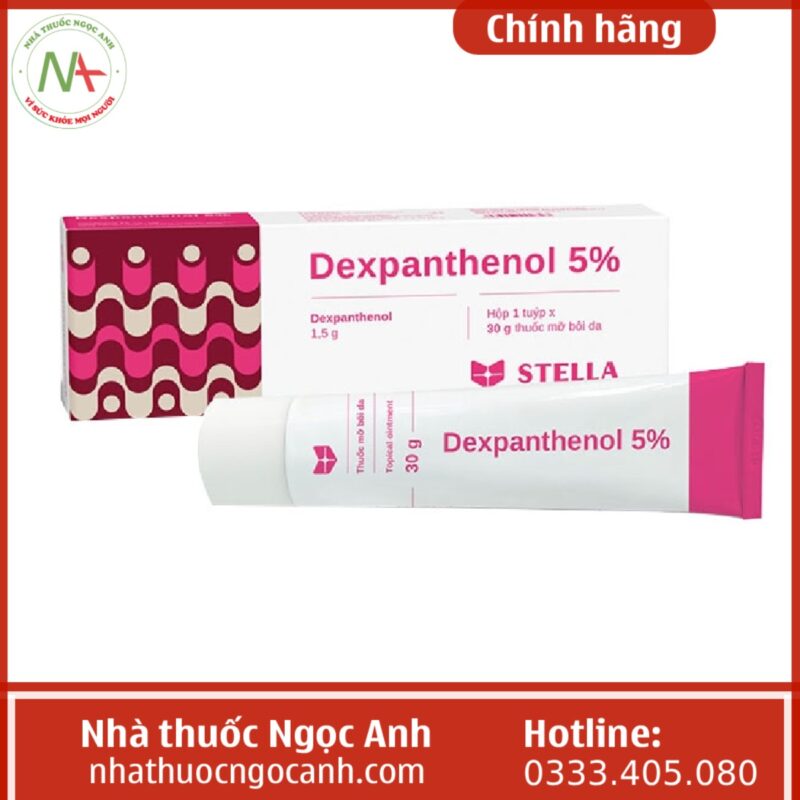 Thuốc Dexpanthenol 5% Stella có tác dụng gì, là thuốc gì, giá bao nhiêu, mua ở đâu?