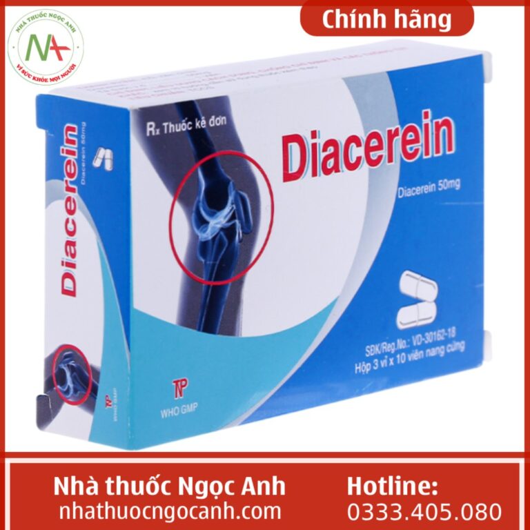 Thuốc Diacerein TNP 50mg có tác dụng gì, giá bao nhiêu, mua đâu?