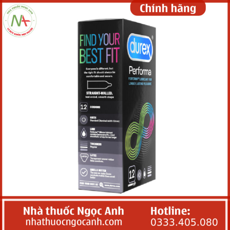 Bao cao su Durex Performa giá bao nhiêu? Mua ở đâu?