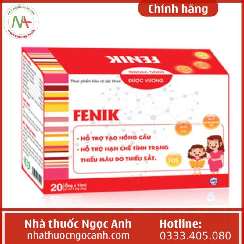 Thuốc bổ sung sắt Fenik có tốt không, giá bao nhiêu, mua ở đâu?