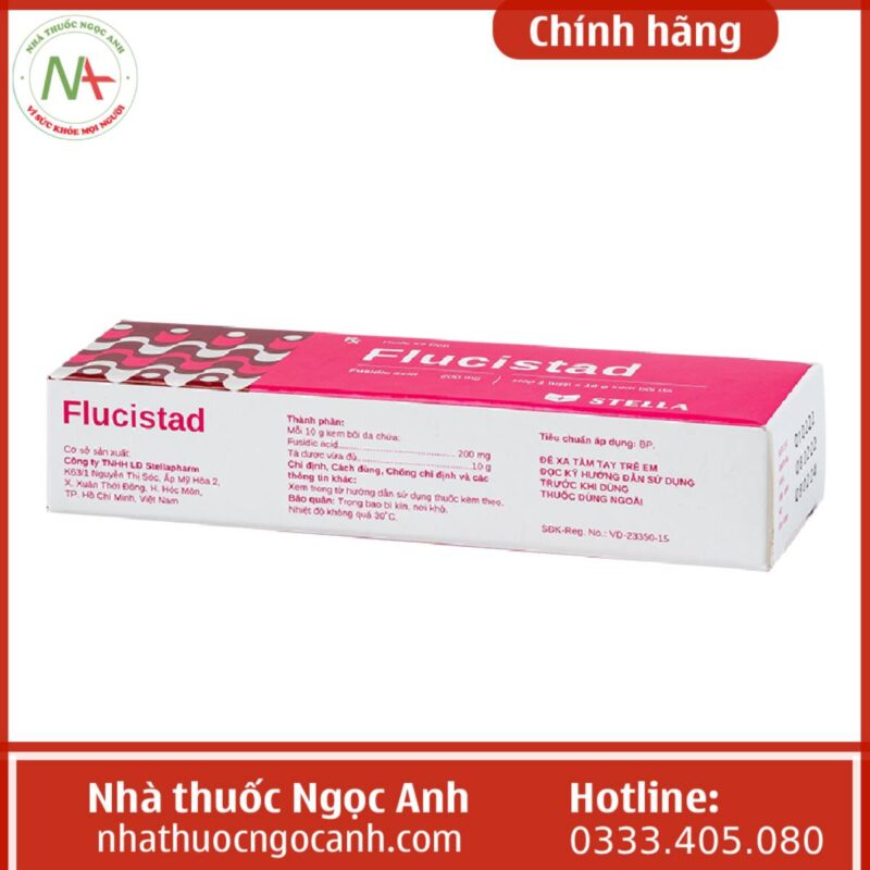 Thuốc Flucistad Stella 10g công dụng gì, giá bao nhiêu, mua ở đâu?