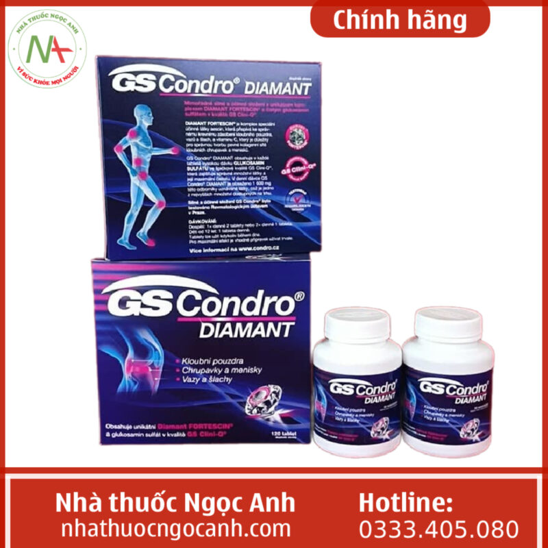 Thuốc GS Condro Diamant có tốt không, giá bao nhiêu, mua ở đâu?