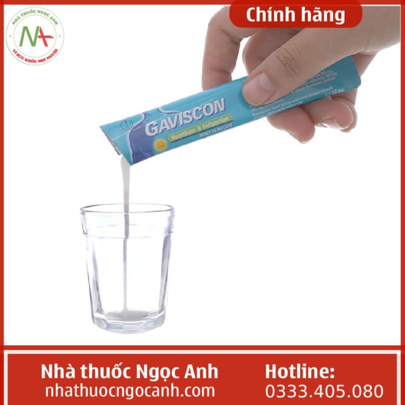 Thuốc Gaviscon 10ml là thuốc gì, giá bao nhiêu, uống trước hay sau ăn?