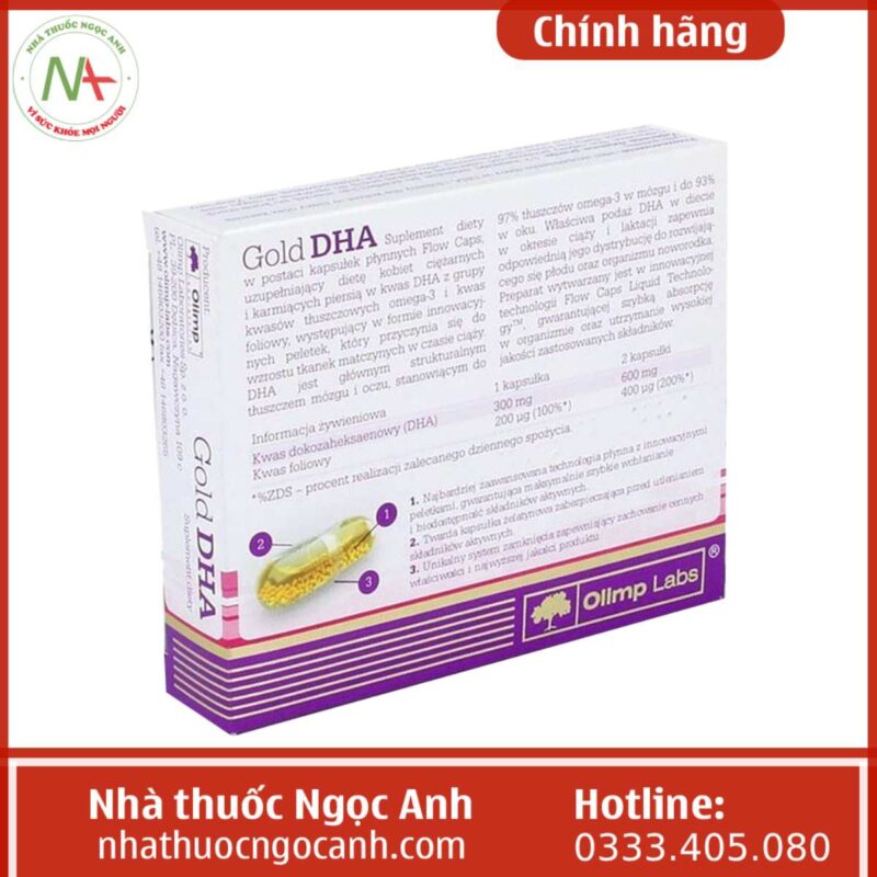 Thuốc Gold DHA có tốt không? Giá bao nhiêu? Mua ở đâu?