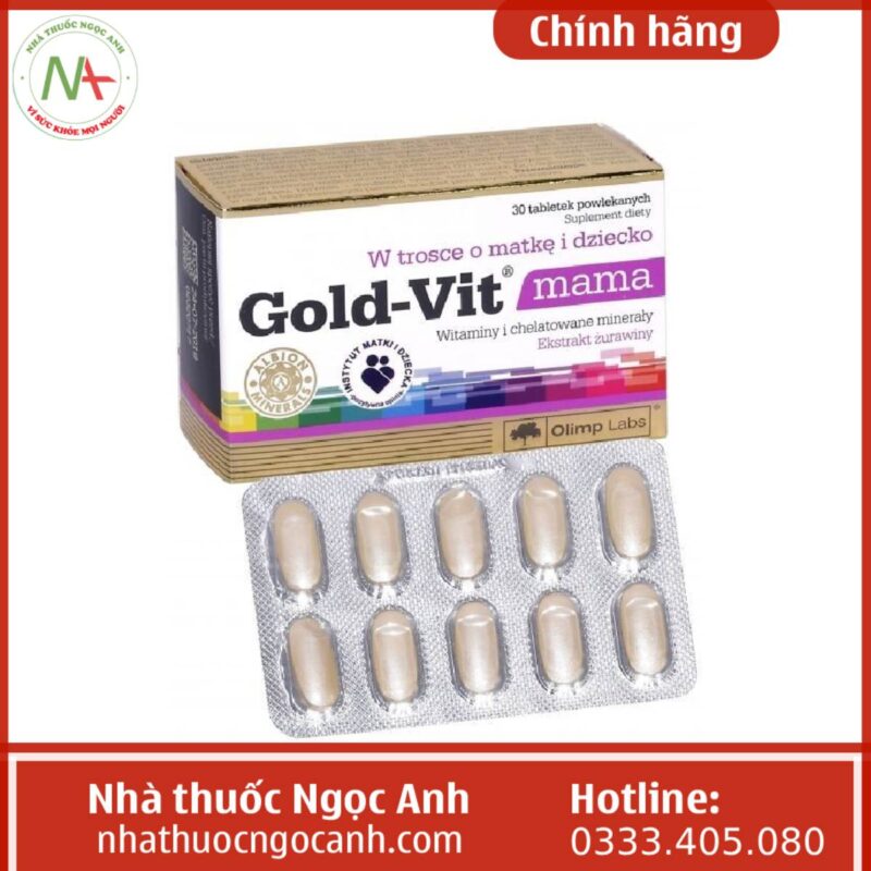 Thuốc Gold-Vit Mama có tốt không? Giá bao nhiêu? Mua ở đâu?