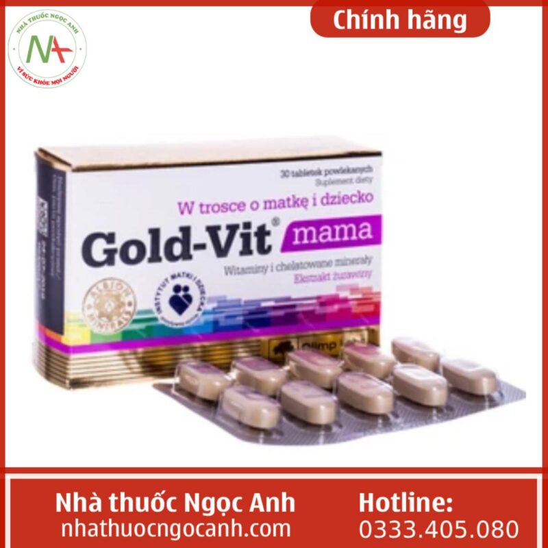 Thuốc Gold-Vit Mama có tốt không? Giá bao nhiêu? Mua ở đâu?