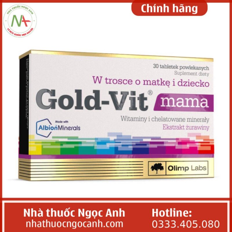 Thuốc Gold-Vit Mama có tốt không? Giá bao nhiêu? Mua ở đâu?