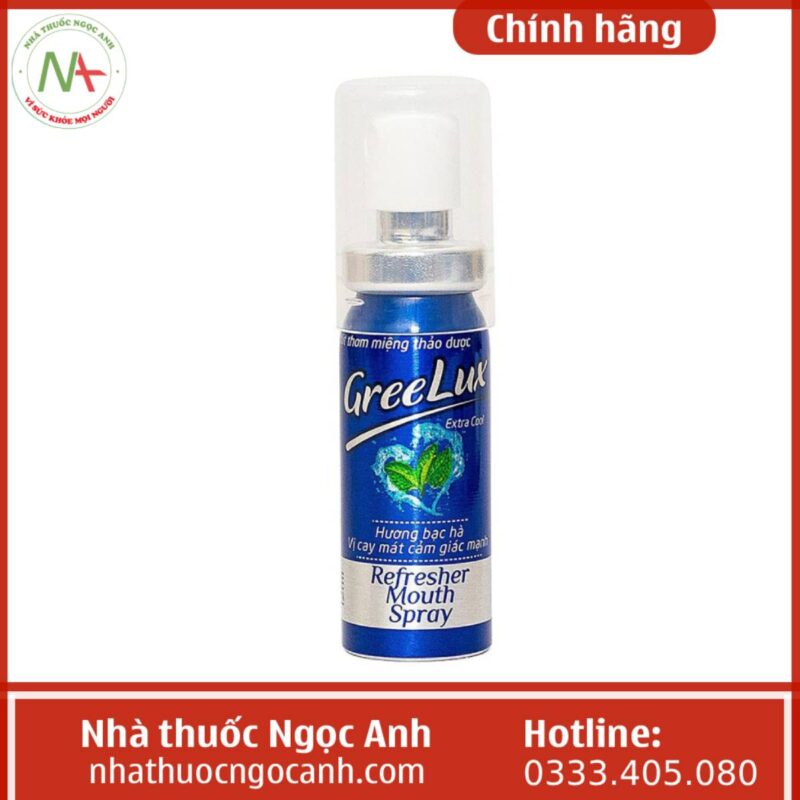 Xịt thơm miệng GreeLux Extra Cool giá bao nhiêu, mua ở đâu?