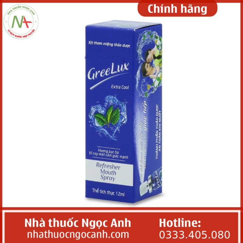Xịt thơm miệng GreeLux Extra Cool giá bao nhiêu, mua ở đâu?