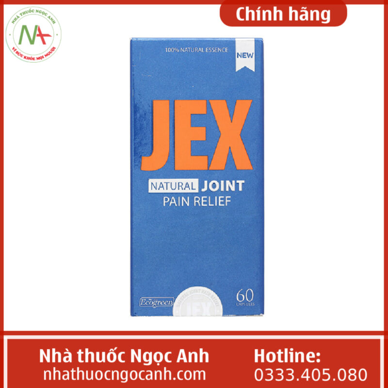 Thuốc JEX Natural Joint Pain Relief (60viên) có tốt không, giá bao nhiêu, mua ở đâu?