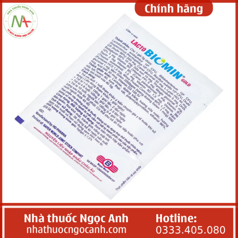 Thuốc Lacto Biomin Gold là thuốc gì, có tốt không, giá bao nhiêu, mua ở ...