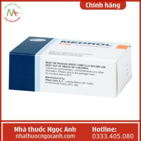 Thuốc Medrol 4 mg chữa bệnh gì, liều dùng cho trẻ em, giá bao nhiêu ...
