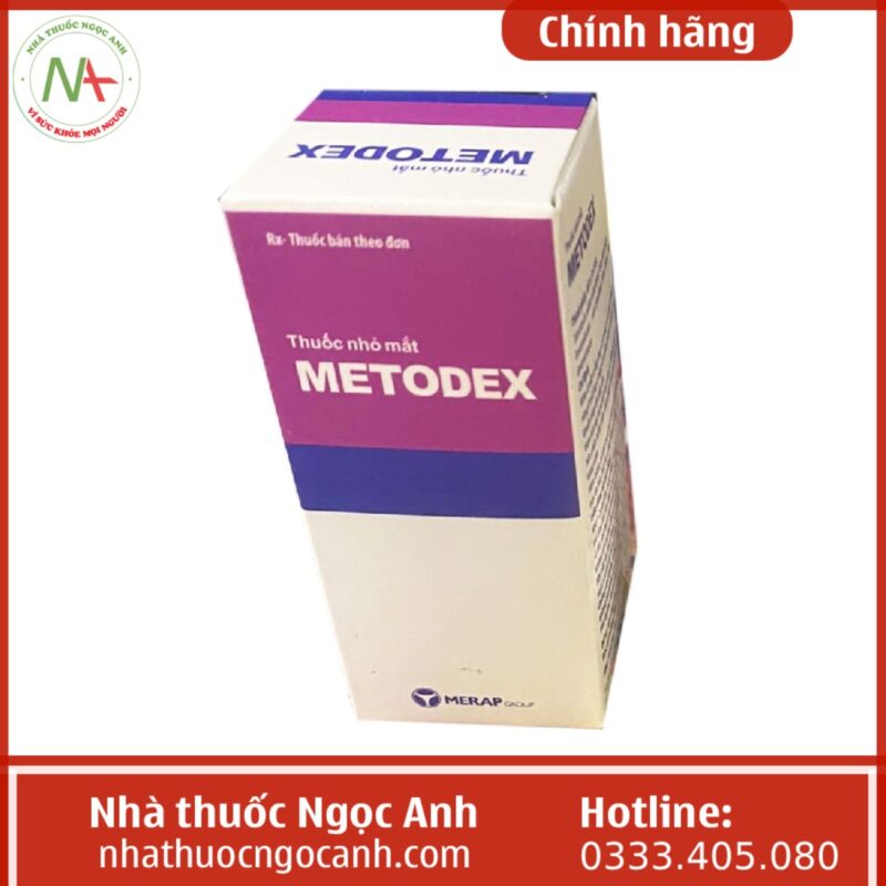 Thuốc nhỏ mắt Metodex 5ml giá bao nhiêu, dùng cho trẻ mấy tuổi, mua ở đâu?