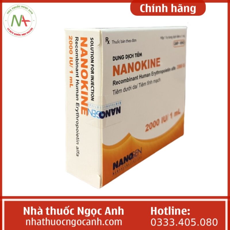 Thuốc Nanokine 2000 IU/1ml giá bao nhiêu? Mua ở đâu?