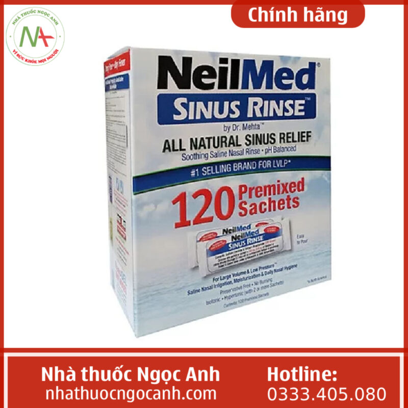 Muối rửa mũi Neilmed Sinus Rinse có tốt không, giá bao nhiêu, mua ở đâu?