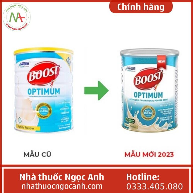 Sữa Nestlé Boost Optimum 800g có tốt không, giá bao nhiêu, mua ở đâu?