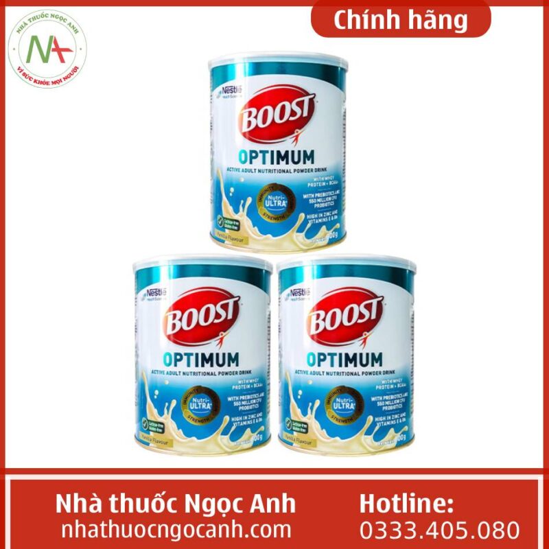 Sữa Nestlé Boost Optimum 800g có tốt không, giá bao nhiêu, mua ở đâu?