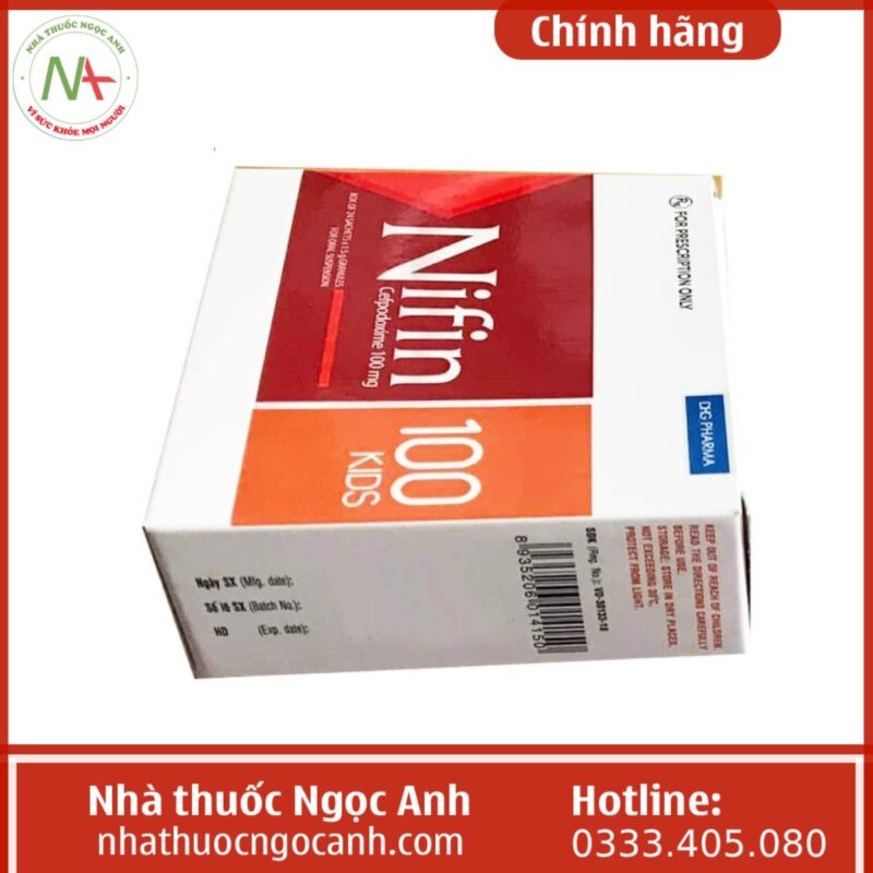Thuốc Nifin 100 Kids là thuốc gì, có tác dụng gì, giá bao nhiêu, mua ở đâu?