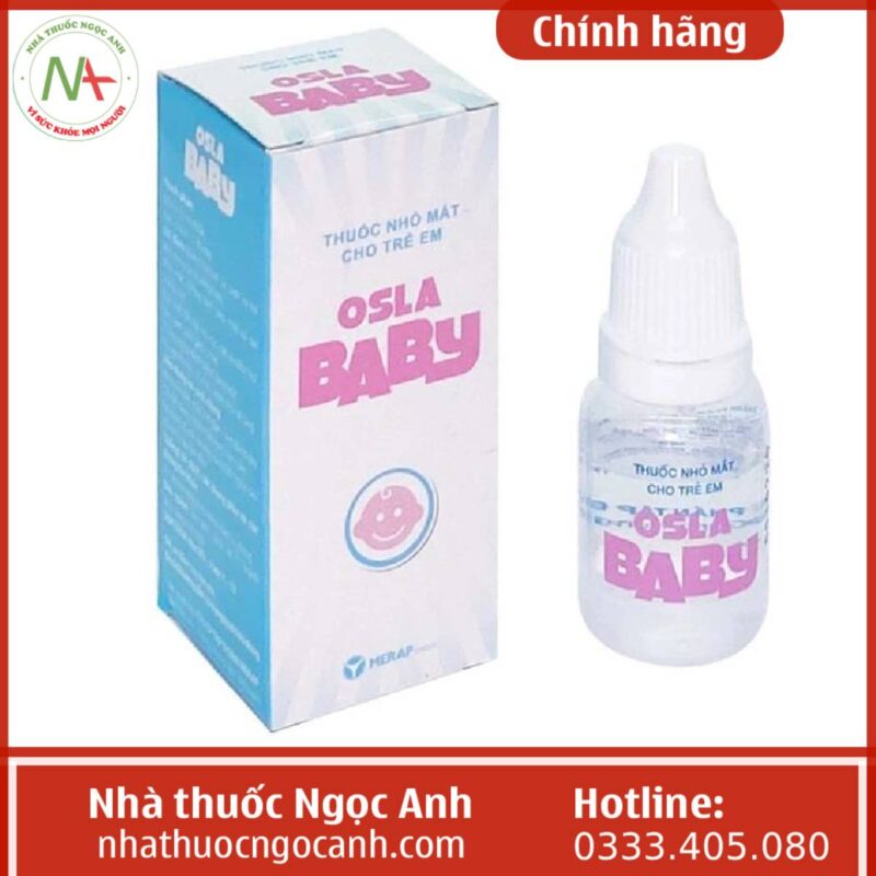 Thuốc nhỏ mắt Osla Baby giá bao nhiêu, mua ở đâu?