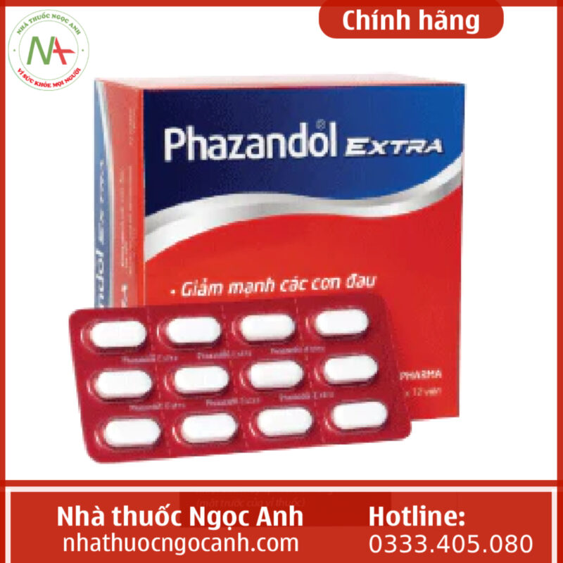 Thuốc Phazandol Extra là thuốc gì, giá bao nhiêu? Mua ở đâu?