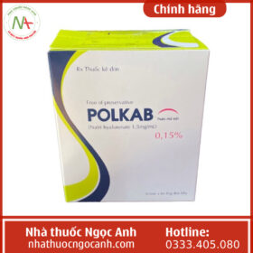 Thuốc nhỏ mắt Polkab là thuốc gì, giá bao nhiêu? Mua ở đâu?