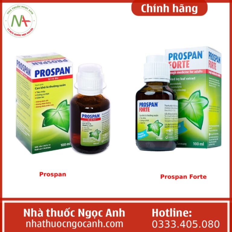 Thuốc Prospan Forte 35mg/5ml có tác dụng gì, liều dùng cho người lớn ...
