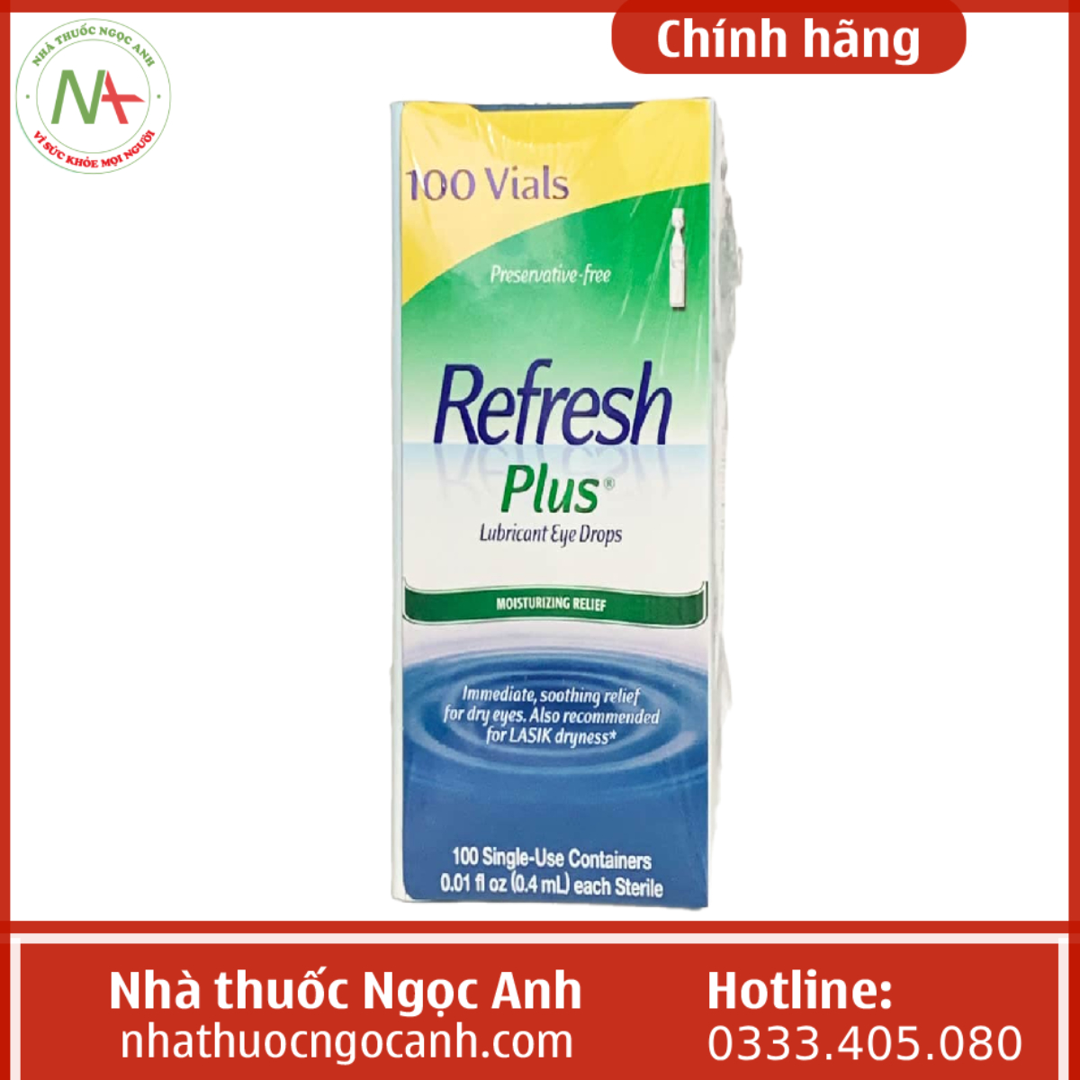 Thuốc nhỏ mắt Refresh Plus có tác dụng gì, giá bao nhiêu, mua ở đâu?