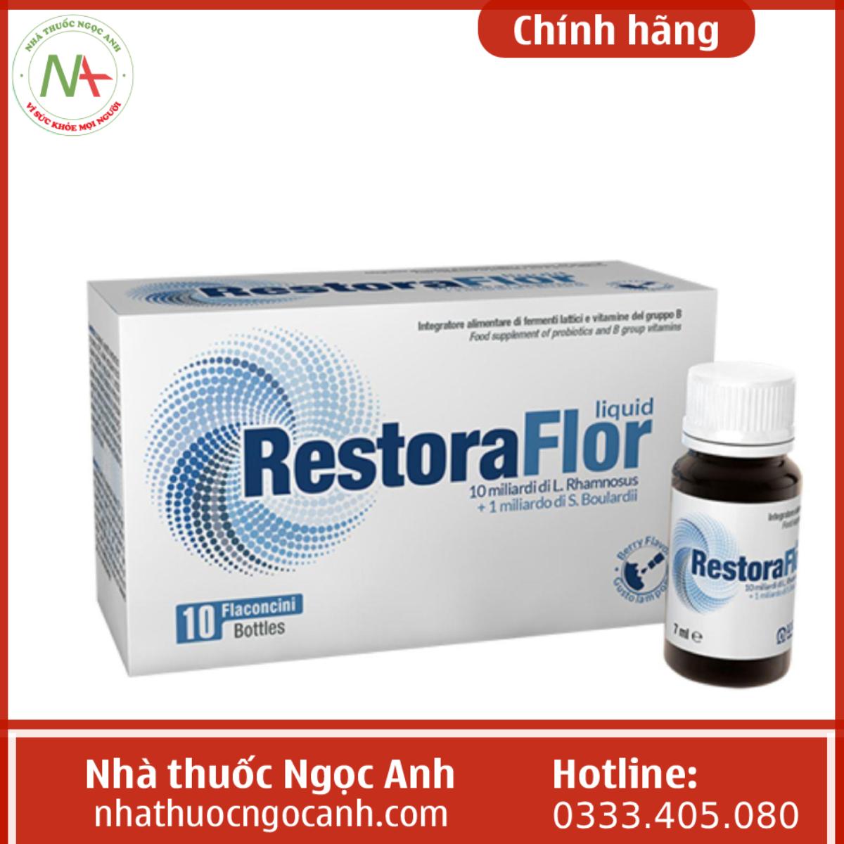 Men vi sinh RestoraFlor Liquid có tốt không? Giá bao nhiêu? Mua ở đâu?