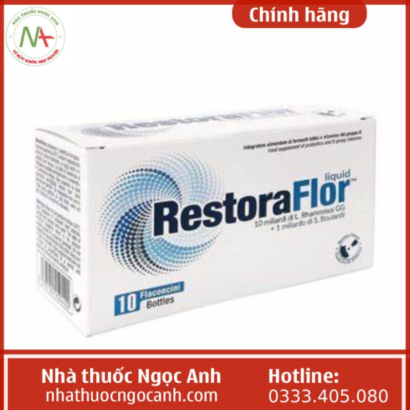Men vi sinh RestoraFlor Liquid có tốt không? Giá bao nhiêu? Mua ở đâu?