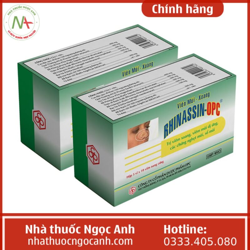 Thuốc Rhinassin-OPC giá bao nhiêu, mua ở đâu, là thuốc gì, có tác dụng gì?