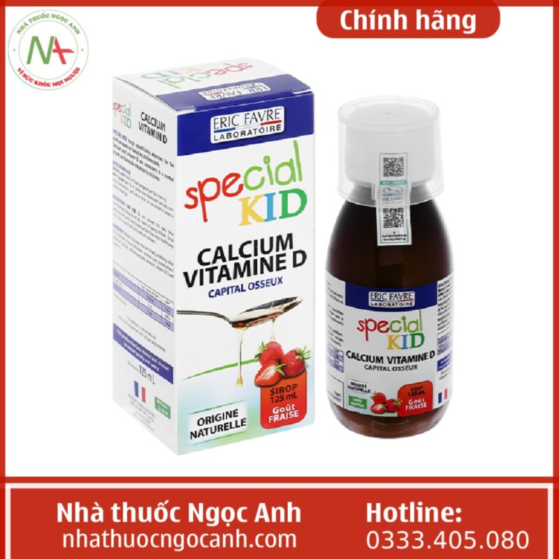 Special Kid Calcium Vitamine D có tốt không, giá bao nhiêu, mua ở đâu?