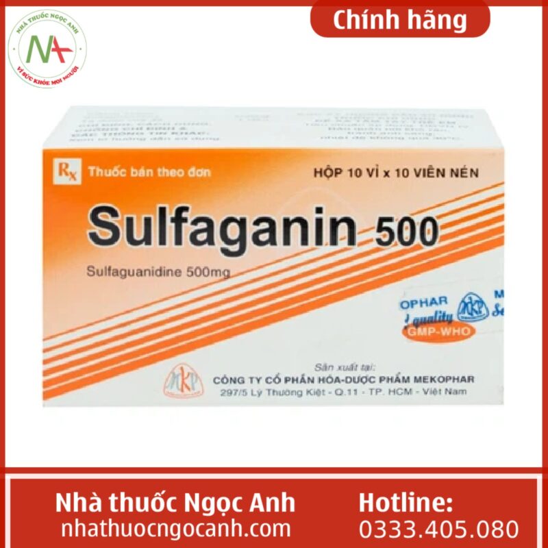 Thuốc Sulfaganin 500mg là thuốc gì, có tác dụng gì, giá bao nhiêu, mua ...