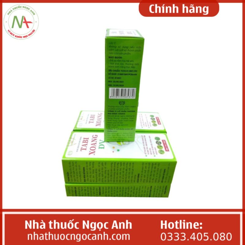 Thuốc xịt mũi thảo dược Tabi Xoang DV có tốt không, có tác dụng gì, giá bao nhiêu?