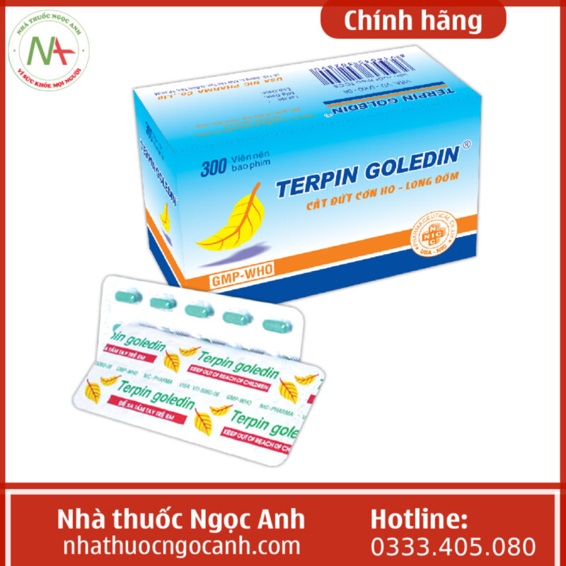 Thuốc Terpin Goledin là thuốc gì, giá bao nhiêu, mua ở đâu?
