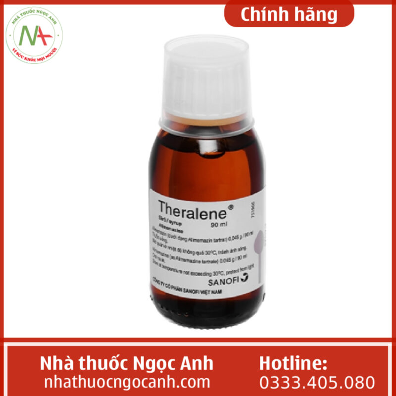 Thuốc Theralene Siro 90ml có tác dụng gì, giá bao nhiêu, mua ở đâu?