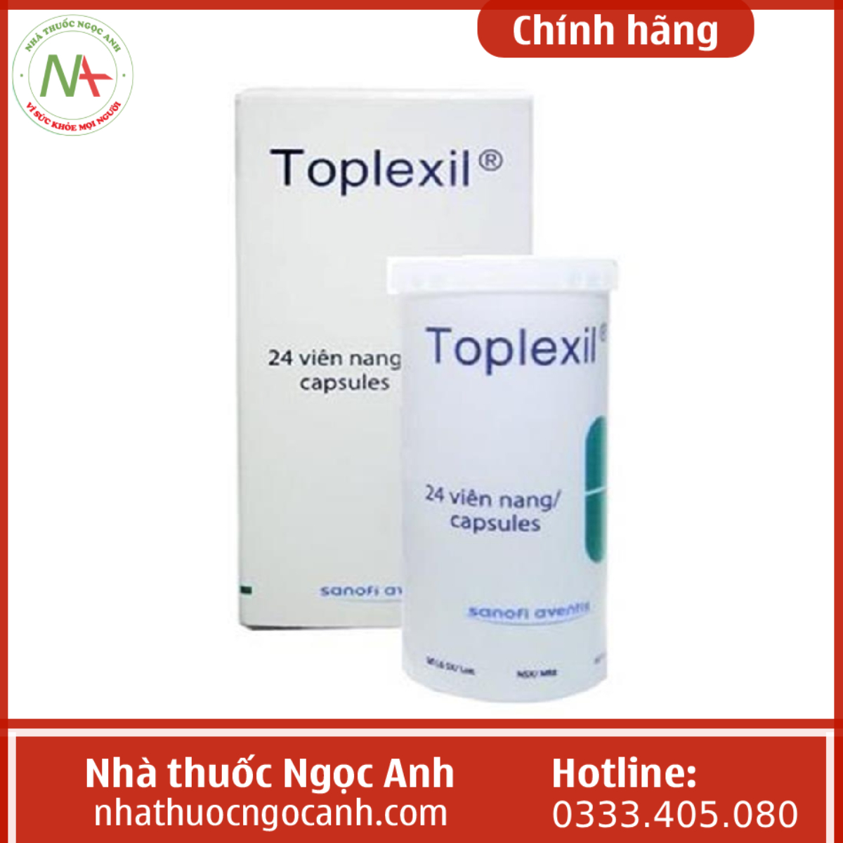 Thuốc Toplexil Sanofi (viên) là thuốc gì, giá bao nhiêu, mua ở đâu?
