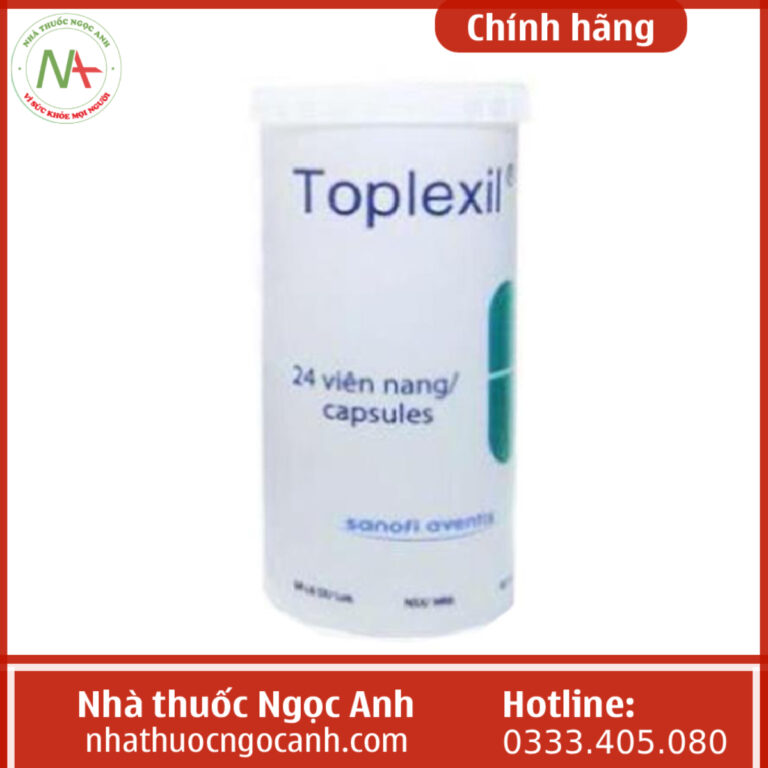 Thuốc Toplexil Sanofi (viên) là thuốc gì, giá bao nhiêu, mua ở đâu?