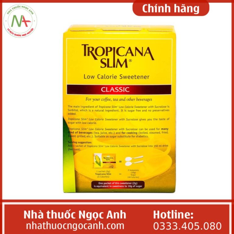 Đường ăn kiêng Tropicana Slim Classic giá bao nhiêu, mua ở đâu?