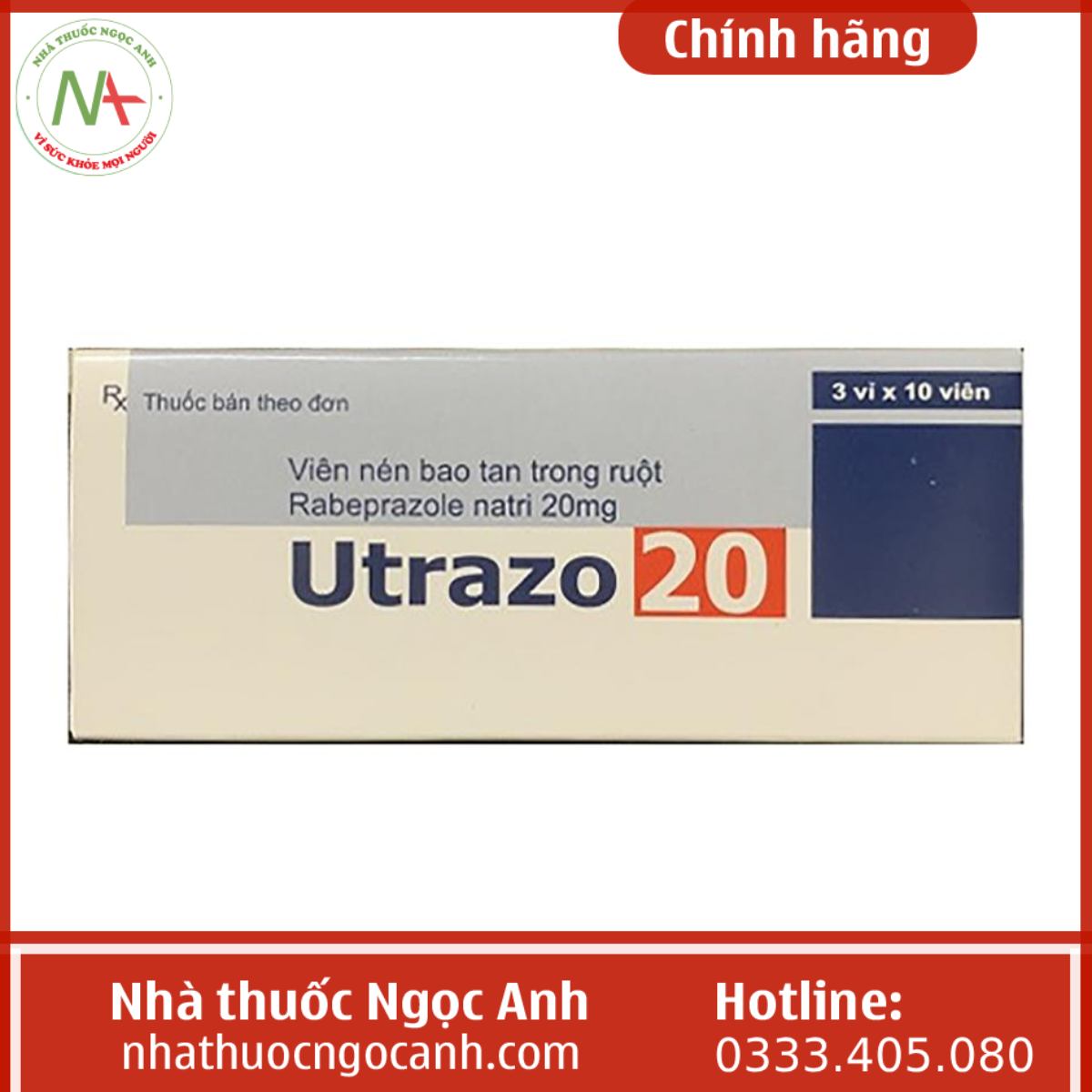 Thuốc Utrazo 20 uống trước hay sau ăn, giá bao nhiêu, mua ở đâu?