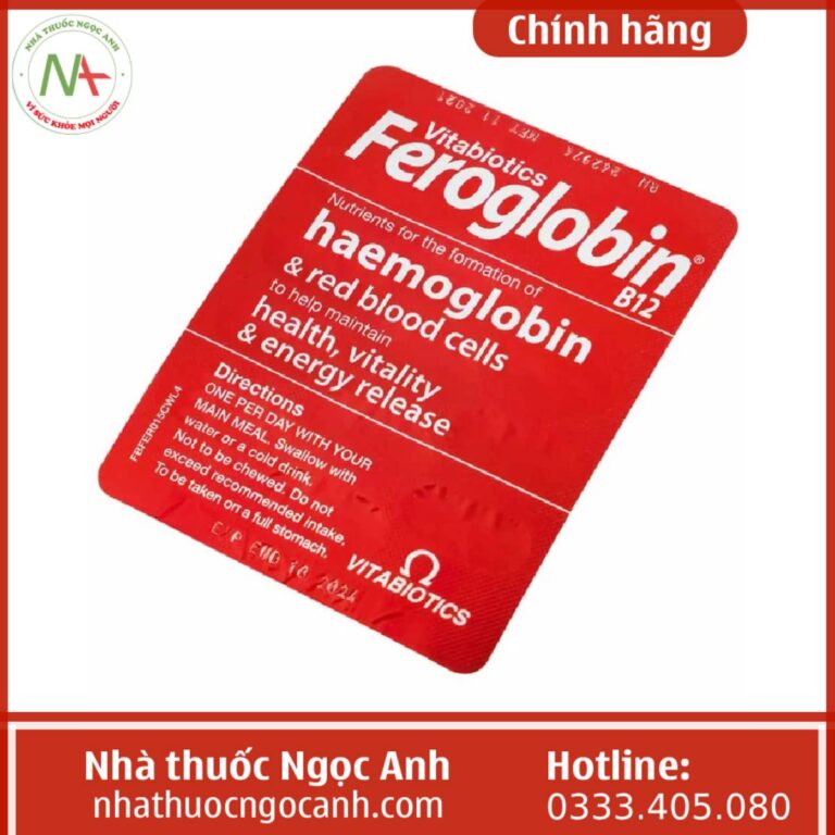 Thuốc Vitabiotics Feroglobin B12 có tốt không, uống lúc nào, có tác ...