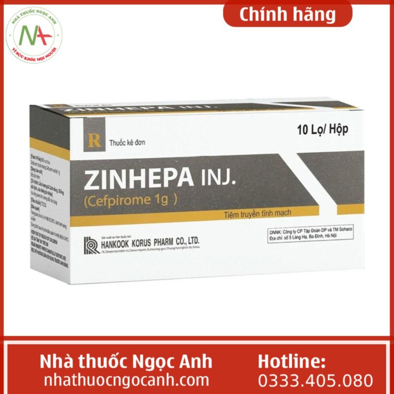 Thuốc Zinhepa Inj. là thuốc gì, có tác dụng gì, giá bao nhiêu, mua ở đâu?