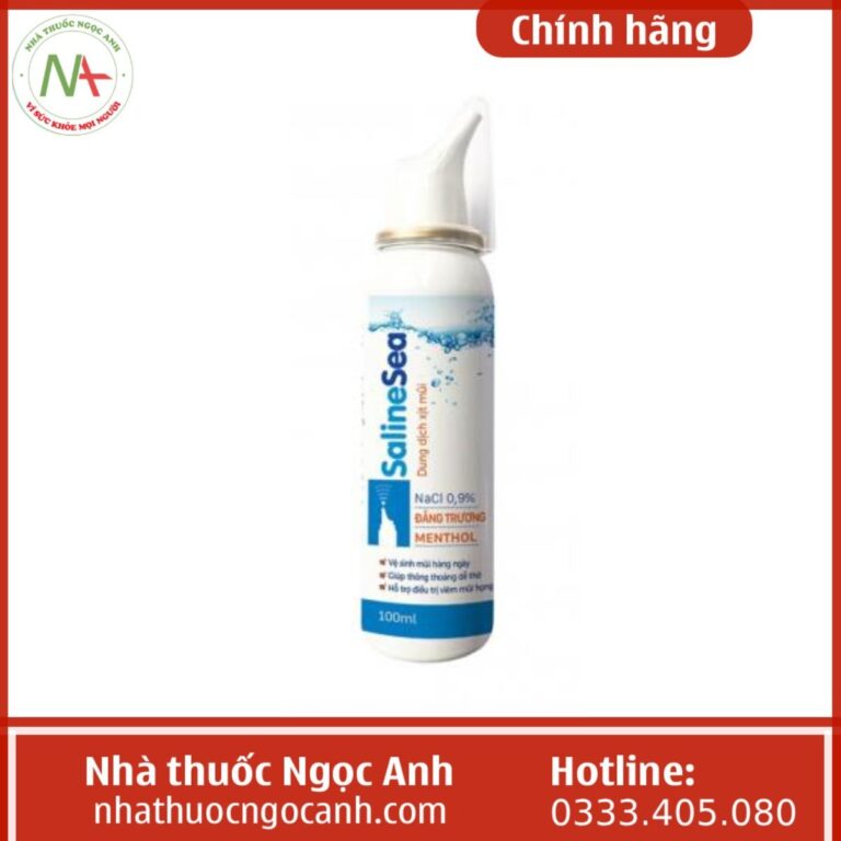 Xịt Mũi Đẳng Trương Menthol Salinesea giá bao nhiêu, mua ở đâu