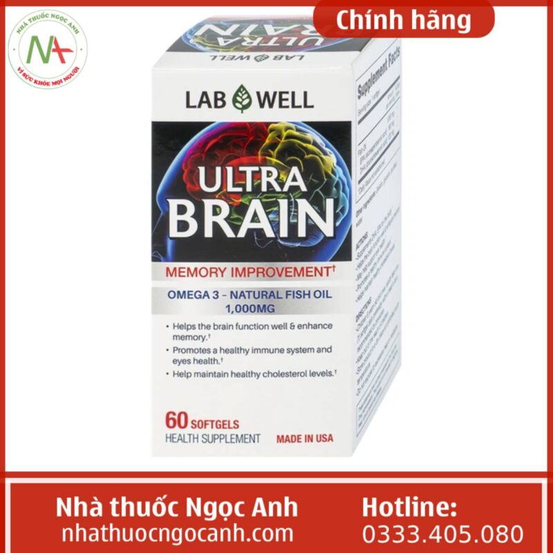 Thuốc Lab Well Ultra Brain có tốt không? giá bao nhiêu? mua ở đâu
