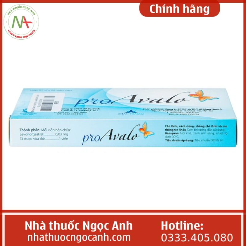 Thuốc tránh thai pro Avalo uống như thế nào, có tốt không, có tăng cân ...