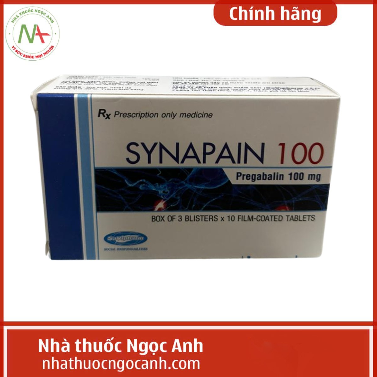Thuốc Synapain 100 (Pregabalin) có tác dụng gì? mua ở đâu chính hãng?