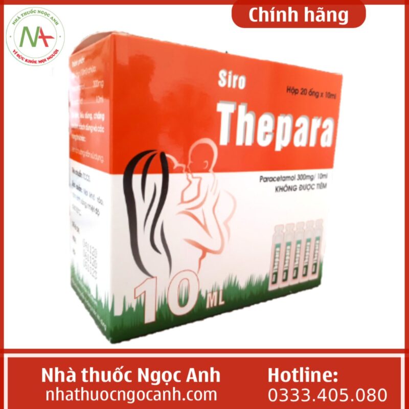 Thuốc Thepara 300mg/10ml Hadiphar có tác dụng gì? giá bao nhiêu? mua ở đâu